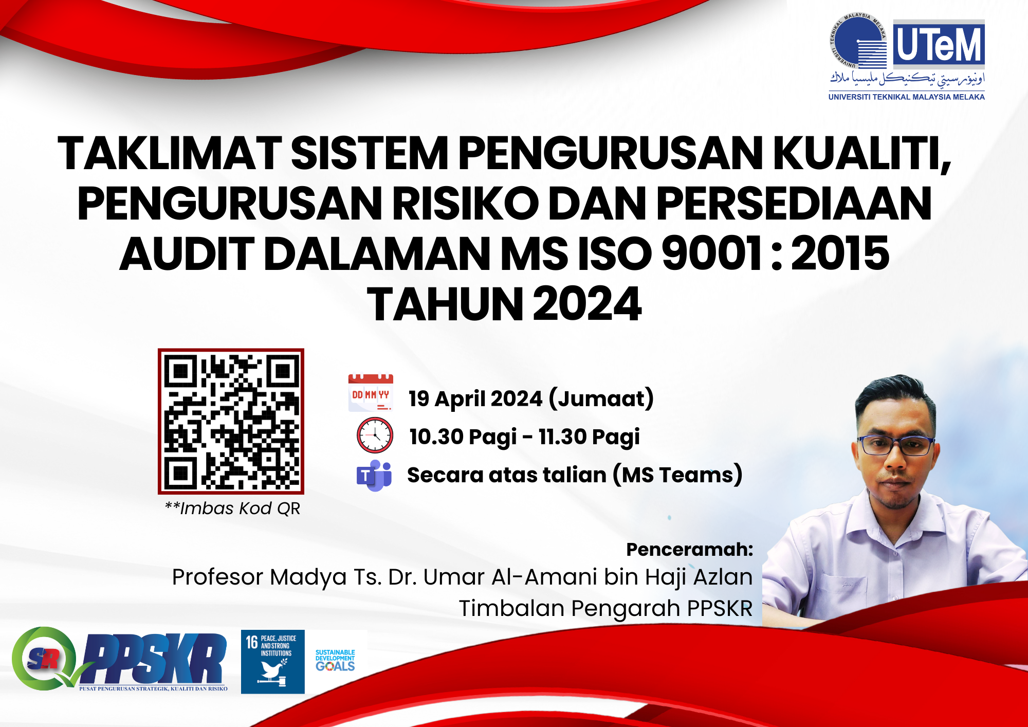 UTeM | Pusat Pengurusan Strategik, Kualiti & Risiko - Penerbitan Bahagian Pengurusan ISO